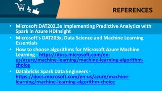 Predicting Amazon Rating Using Spark ML and Azure ML | PPT