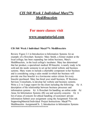 CIS 568 Education Redefined / snaptutorial.com