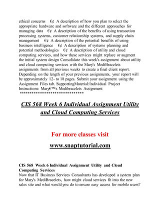 CIS 568 Education Redefined / snaptutorial.com