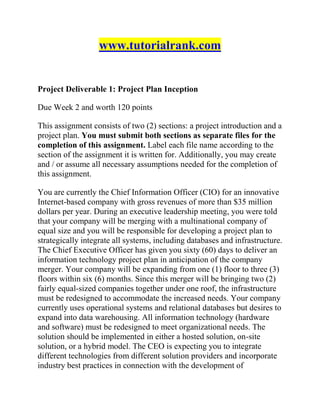 CIS 599 Education guide/Tutorialrank.com | Computing | Technology ...