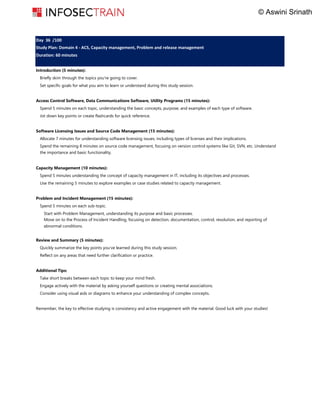 CISA 100 Days Study Plan InfosecTrain.pdf