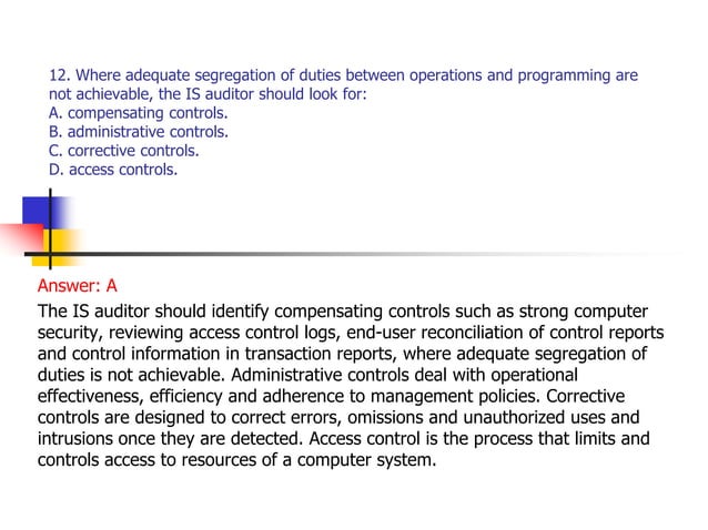 CISA exam 100 practice question | PPT