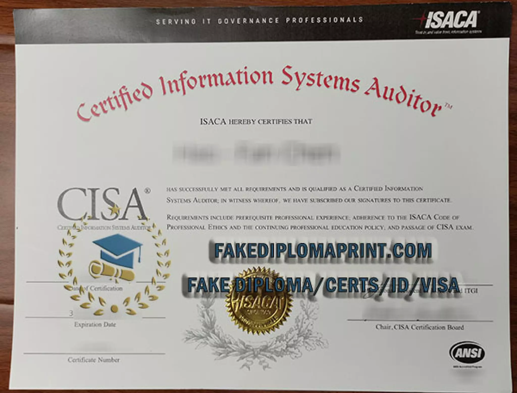 Cisa Certificate Pdf