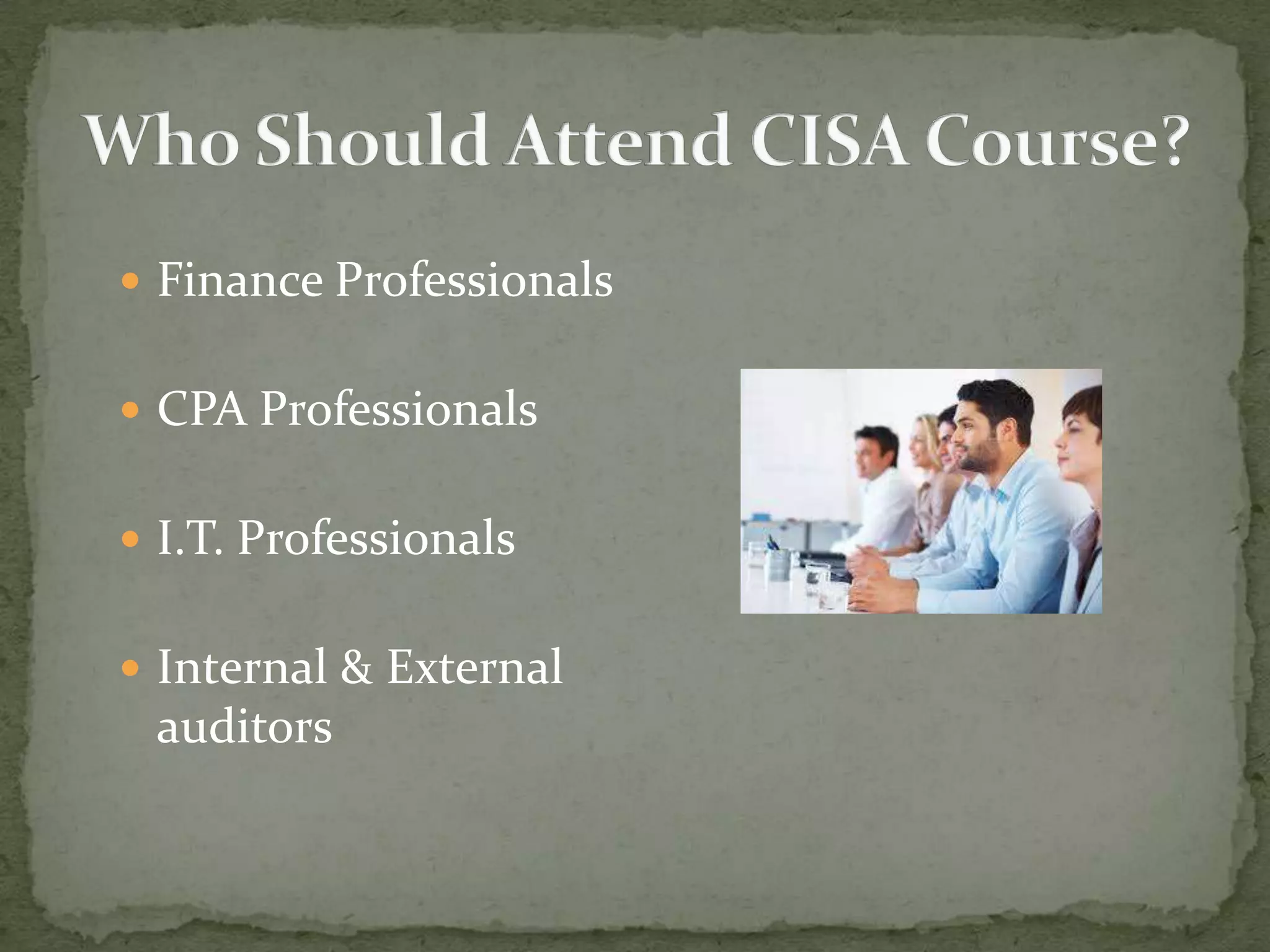 CISA Course | PPT