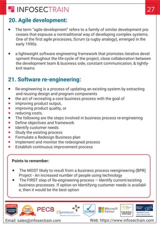 Cisa Domain 3 Information Systems Acquisition Development And