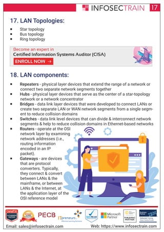 CISA Domain 4 Information Systems Operation | Infosectrain | PDF