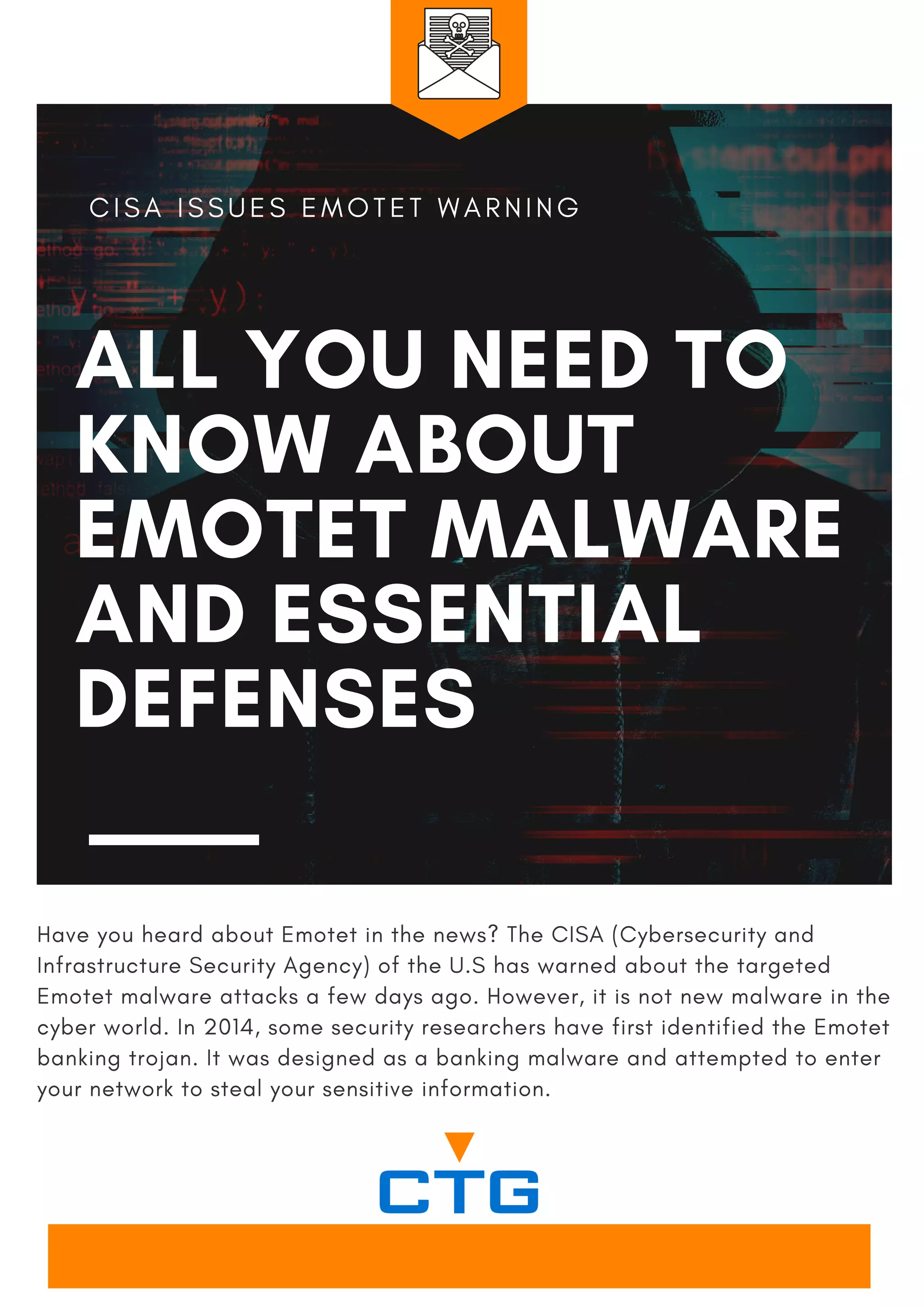CISA Issues Emotet Warning! | PDF CISA Issues Emotet Warning! | PDF