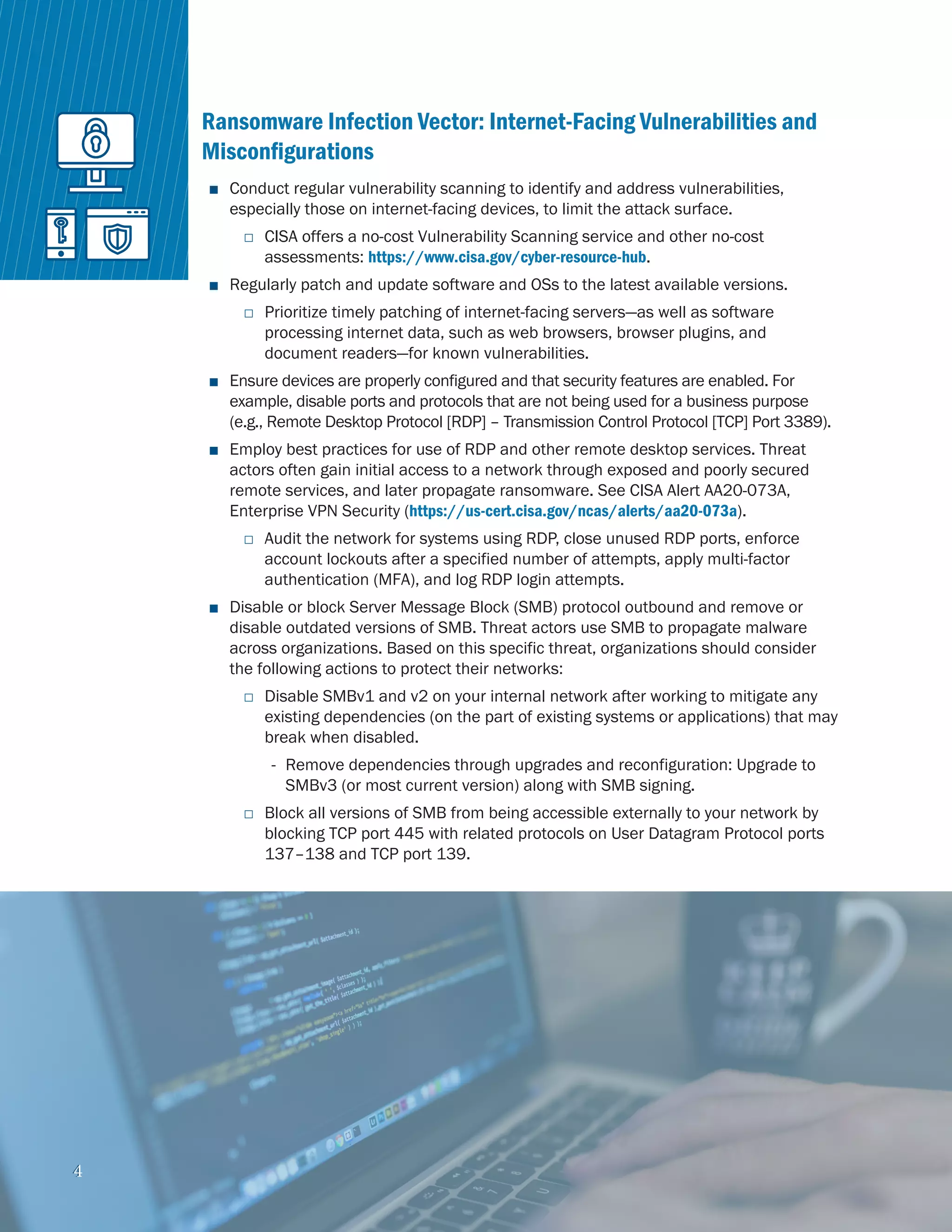 Cisa ransomware guide | PDF