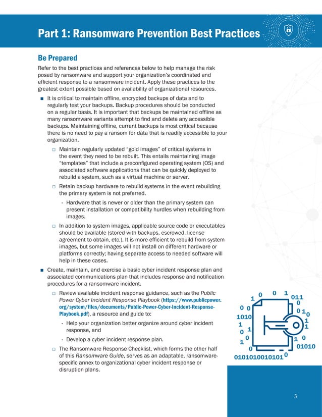 Cisa ransomware guide | PDF
