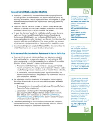Cisa ransomware guide | PDF