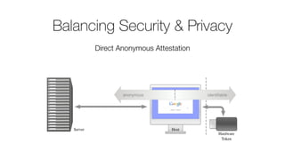 CIS14: Bringing Crypto Back: Web Authentication without Bearer Tokens | PPT