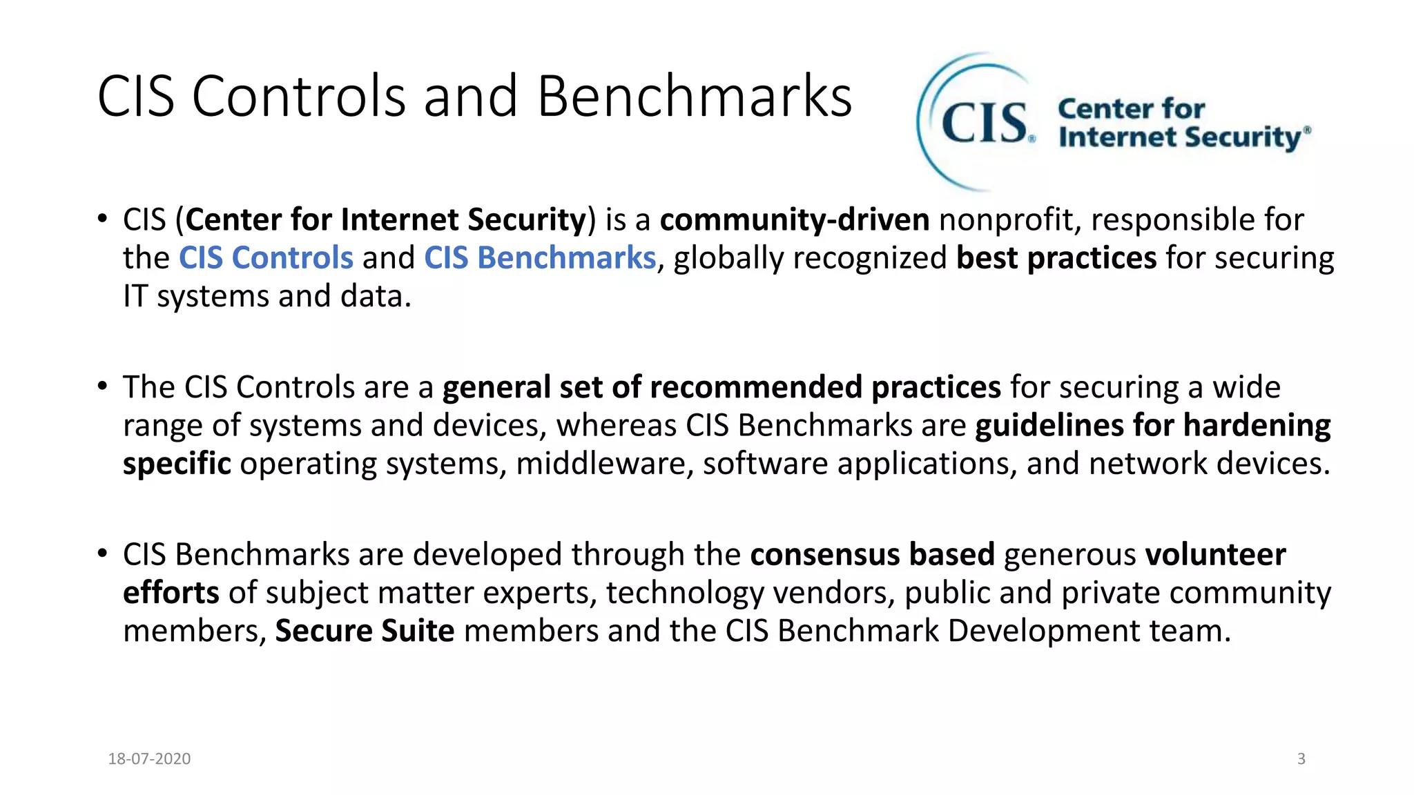 CIS bench marks for public clouds | PPTX