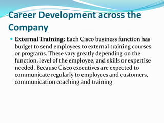 Cisco - career development | PPTX