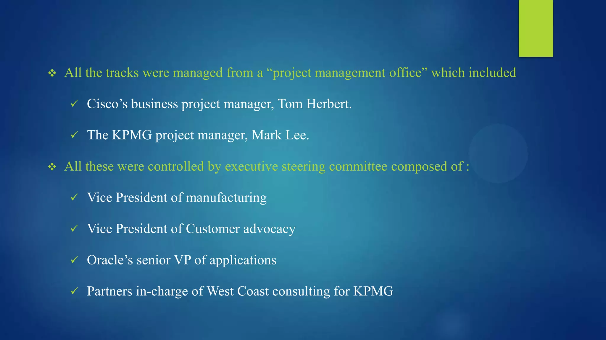 Cisco System Inc. Implementing ERP | PPTX