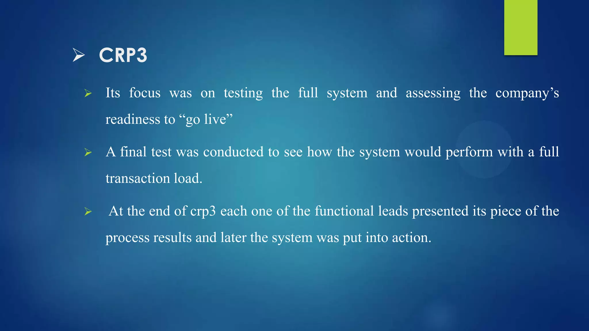 Cisco System Inc. Implementing ERP | PPTX