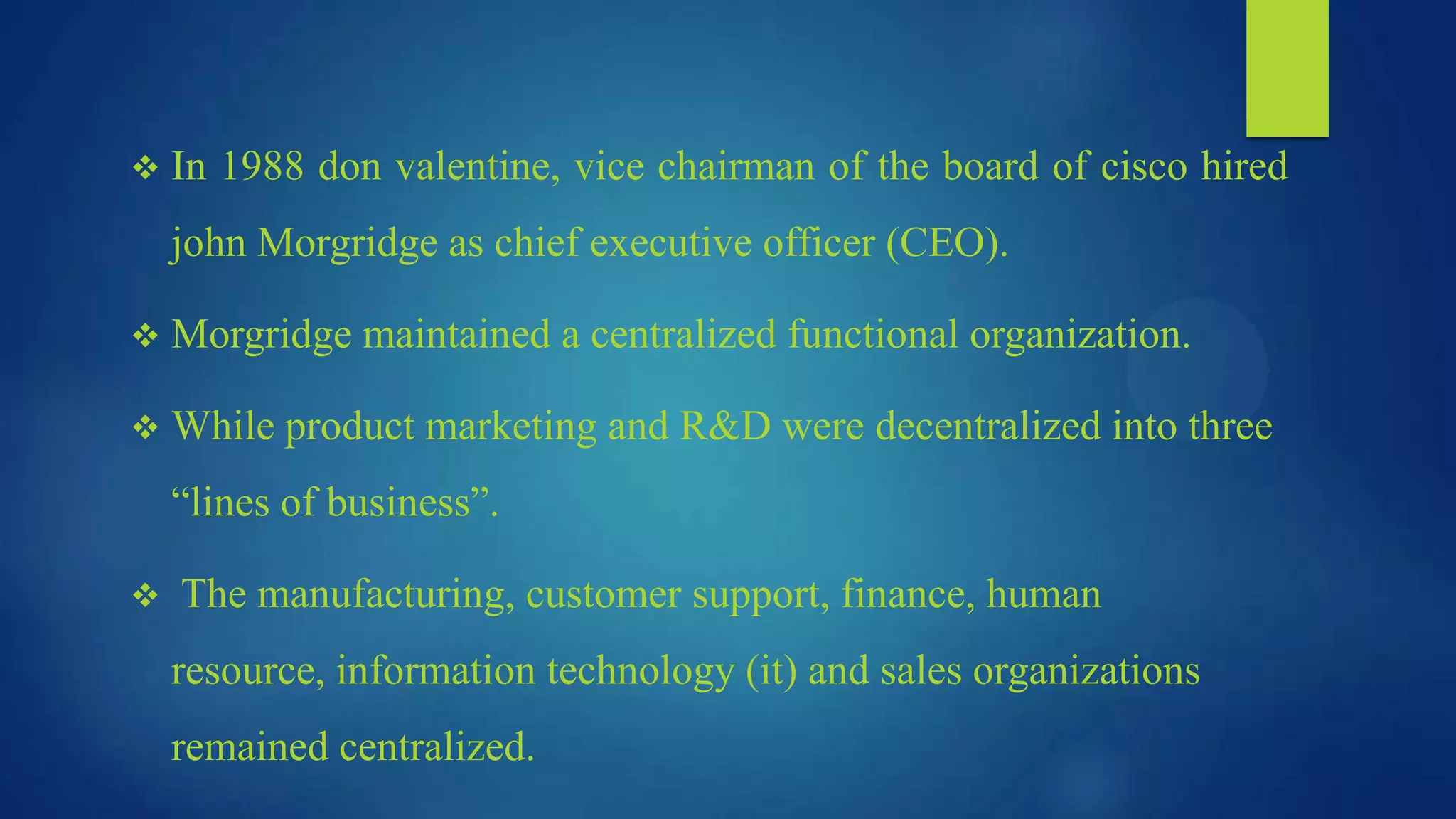 Cisco System Inc. Implementing ERP | PPTX