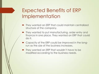 Cisco ERP Implementation | PPTX