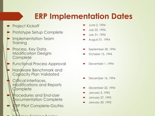 Cisco ERP Implementation | PPTX