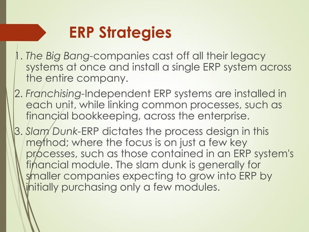 Cisco ERP Implementation | PPTX