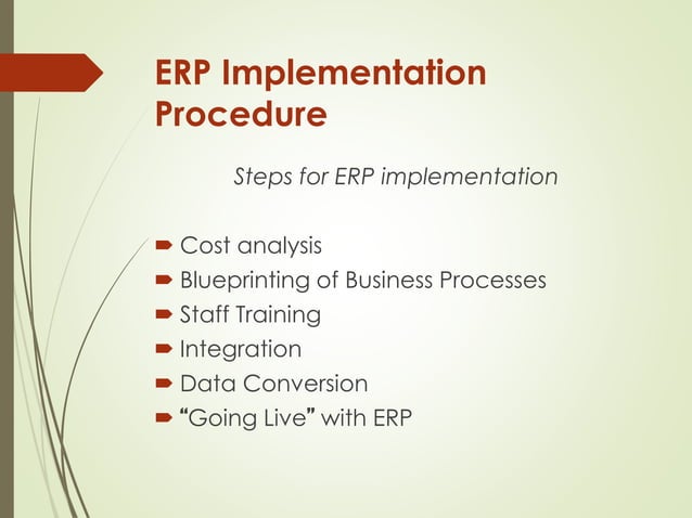 Cisco ERP Implementation | PPTX