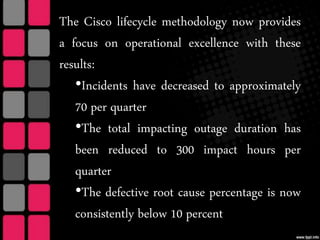SUCCESS STORY OF CHANGE IN CISCO | PPT