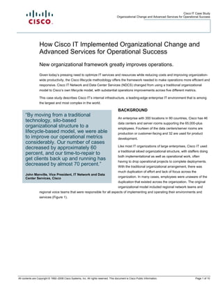 Case Study: Cisco | PDF