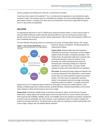 Case Study: Cisco | PDF