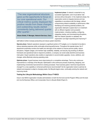 Case Study: Cisco | PDF