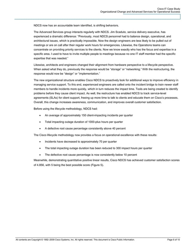 Case Study: Cisco | PDF