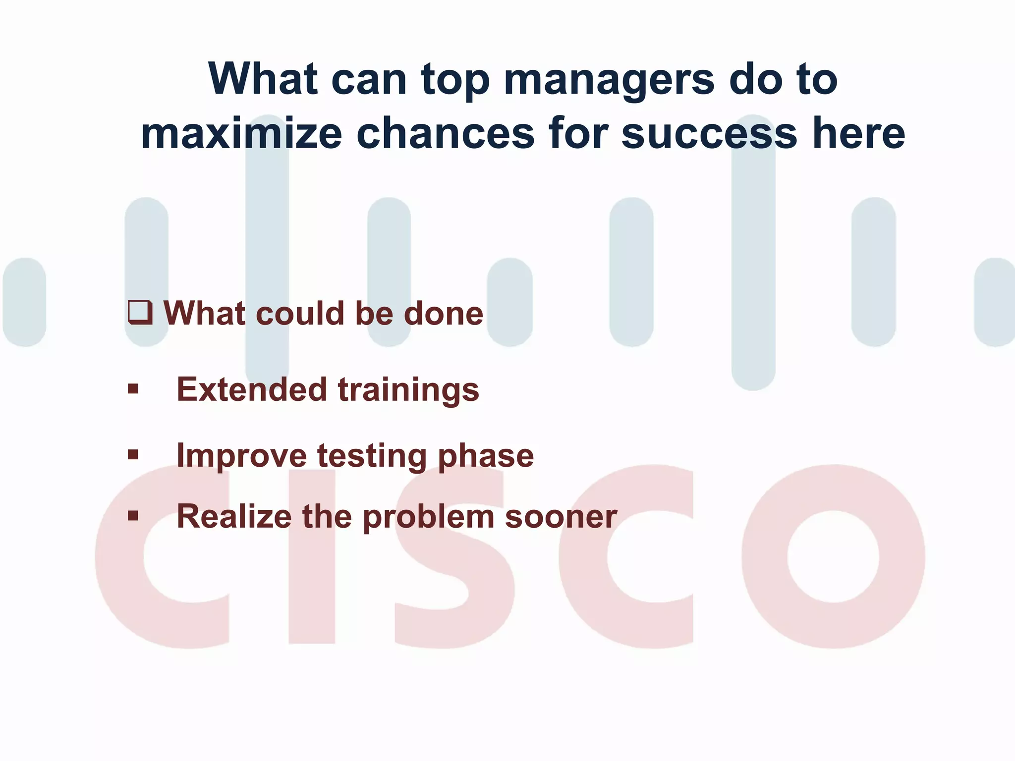 Cisco ERP Implementation | PDF