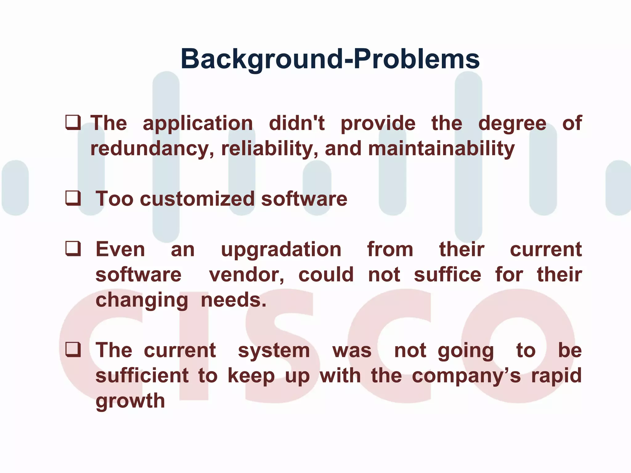 Cisco ERP Implementation | PDF