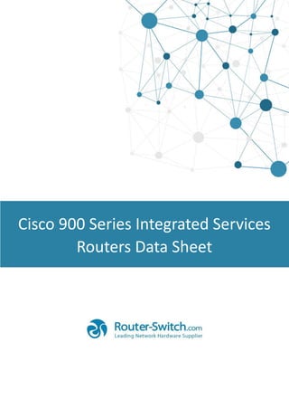 Cisco 900 Series Integrated Services Routers Datasheet | PDF