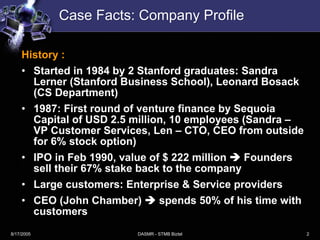 Case Study: Cisco Acquisition | PPT