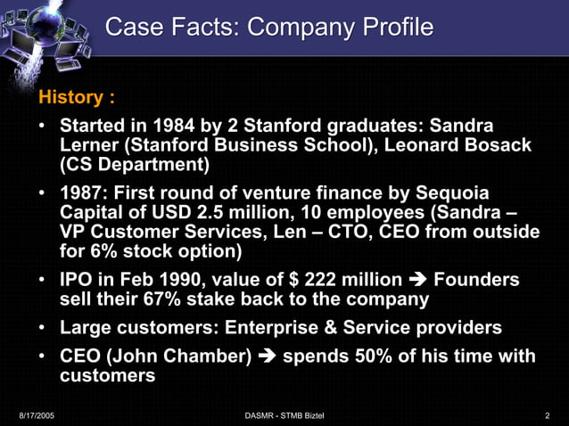 Case Study: Cisco Acquisition | PPT