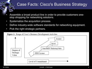 Case Study: Cisco Acquisition | PPT