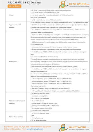 cisco-air-cap3702e-s-k9-datasheet.pdf | Computer Networking | Computing