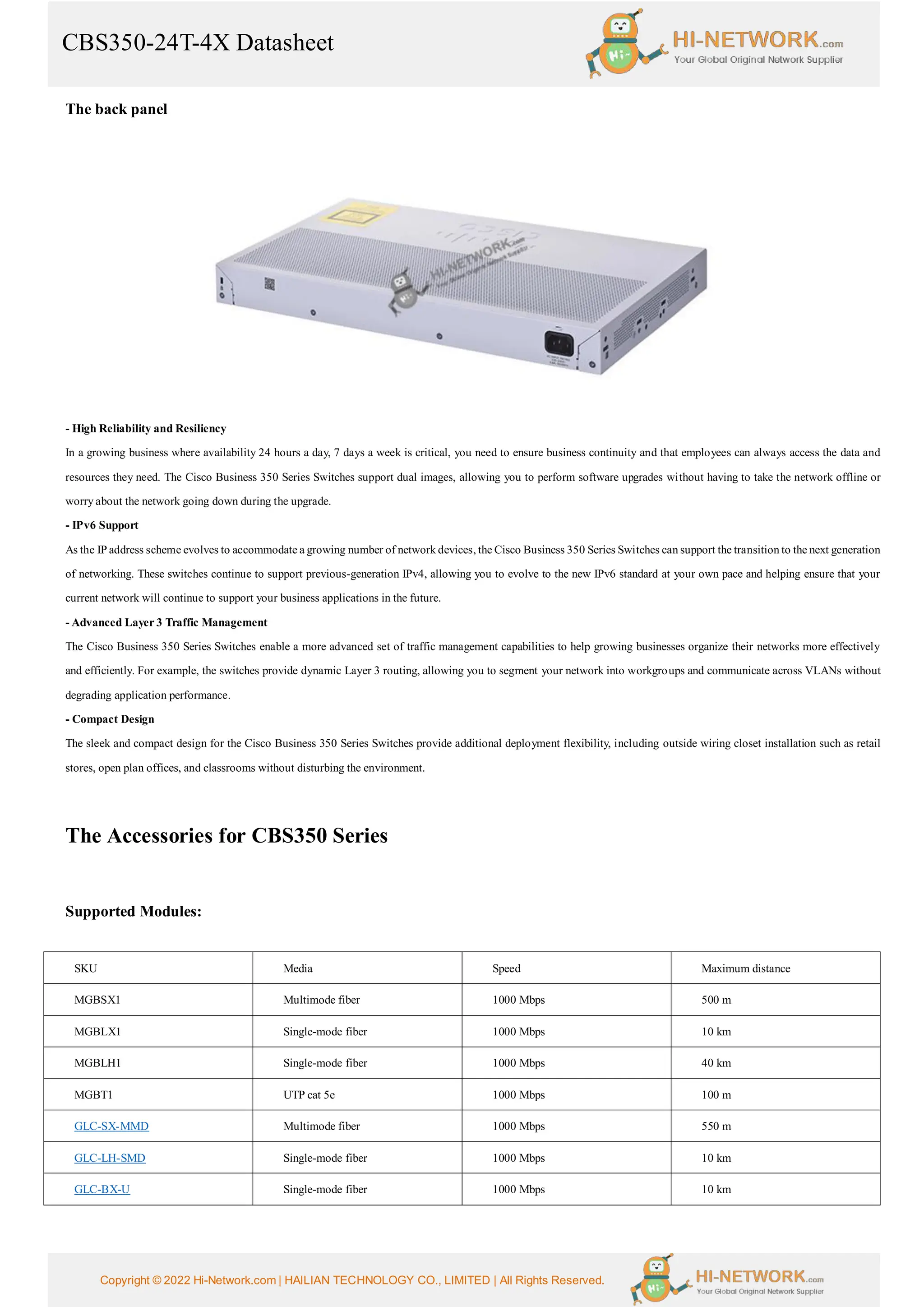 cisco-cbs350-24t-4x-datasheet.pdf | Computer Networking | Computing