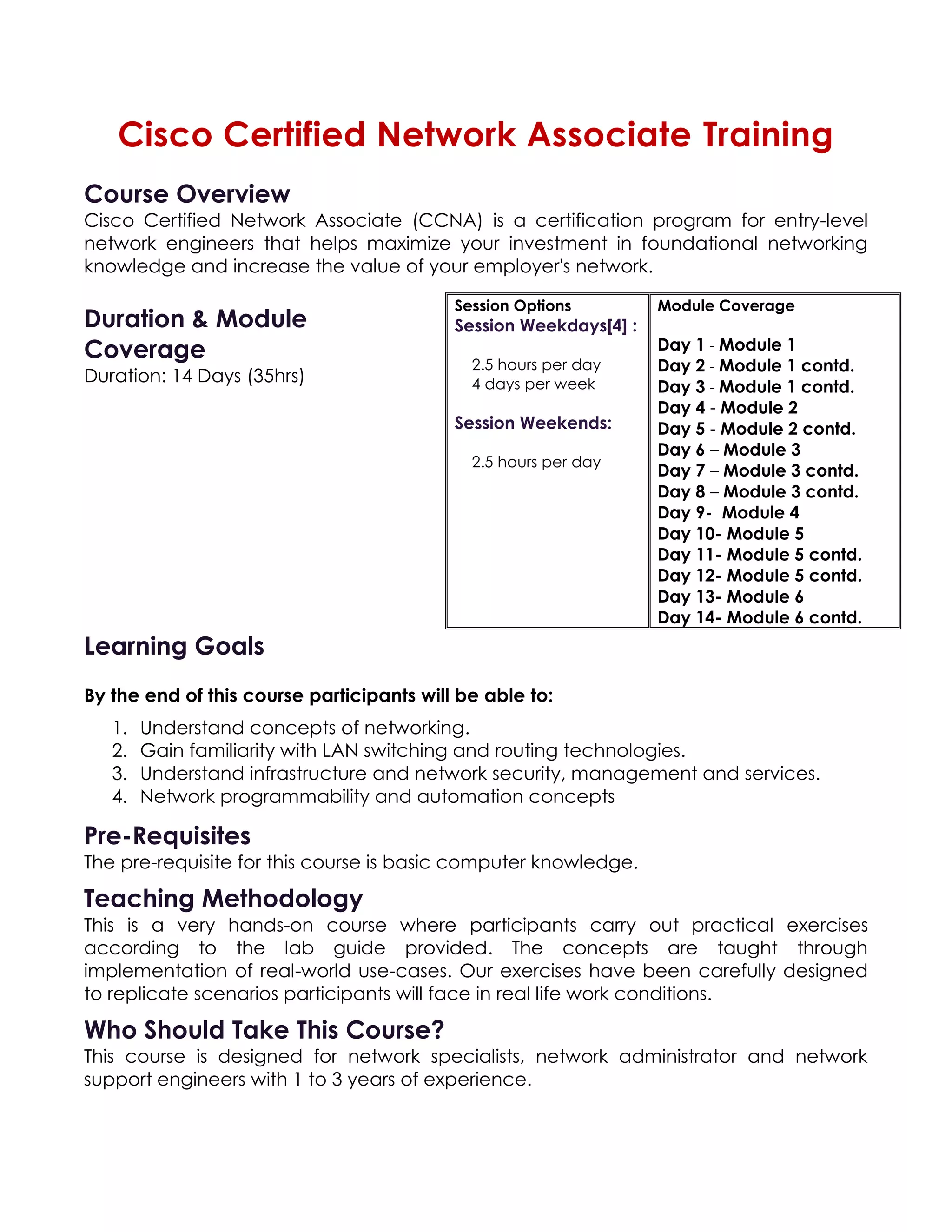 Bluemap: Cisco Certified Networking Associate [CCNA]-[200-301] Course | PDF