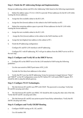 BACIK CISCO SKILLS | PDF