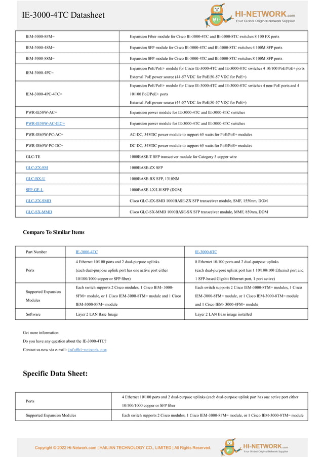 cisco-ie-3000-4tc-datasheet.pdf | Computer Networking | Computing