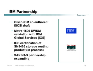 Cisco --introduction-to-storage-area-networking-technologies | PDF