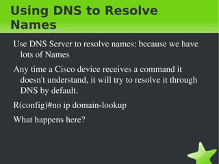 Cisco ios-cont | PPT