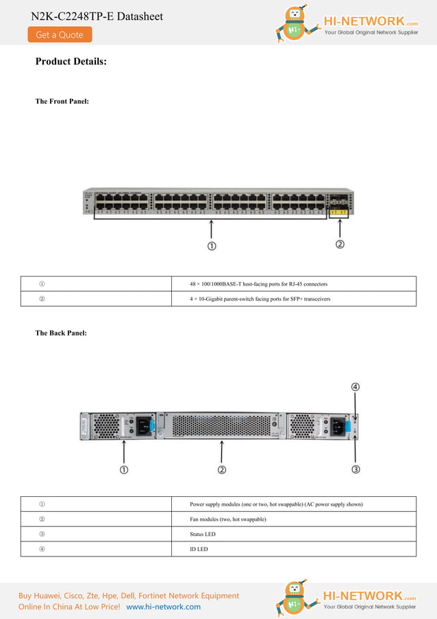 cisco-n2k-c2248tp-e-datasheet.pdf | Home Appliances | Home & Garden