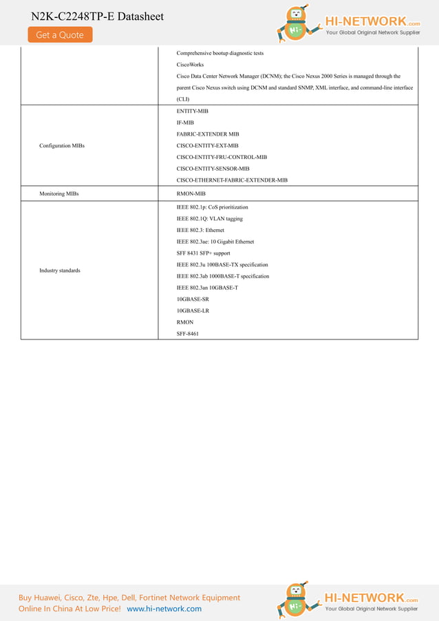 cisco-n2k-c2248tp-e-datasheet.pdf | Home Appliances | Home & Garden