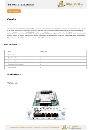 cisco-nim-4mft-t1&e1-datasheet.pdf