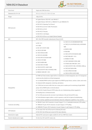 cisco-nim-es2-8-datasheet.pdf | Operating Systems | Computer Software and Applications