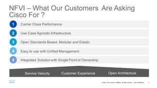 Cisco - OpenStack Summit 2016/Red Hat NFV Mini Summit | PDF