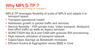 Cisco Packet Transport Network – MPLS-TP | PDF