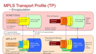 Cisco Packet Transport Network – MPLS-TP | PDF
