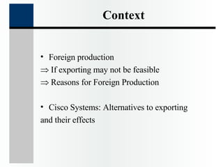 Cisco Presentation | PPT